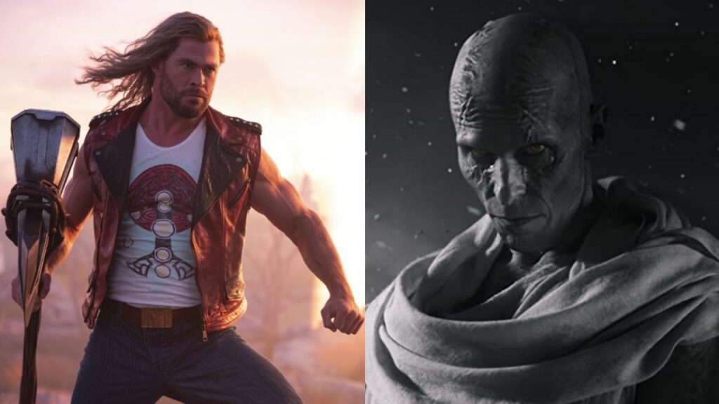 Thor and Gorr Face Each Other in Love and Thunder Trailer