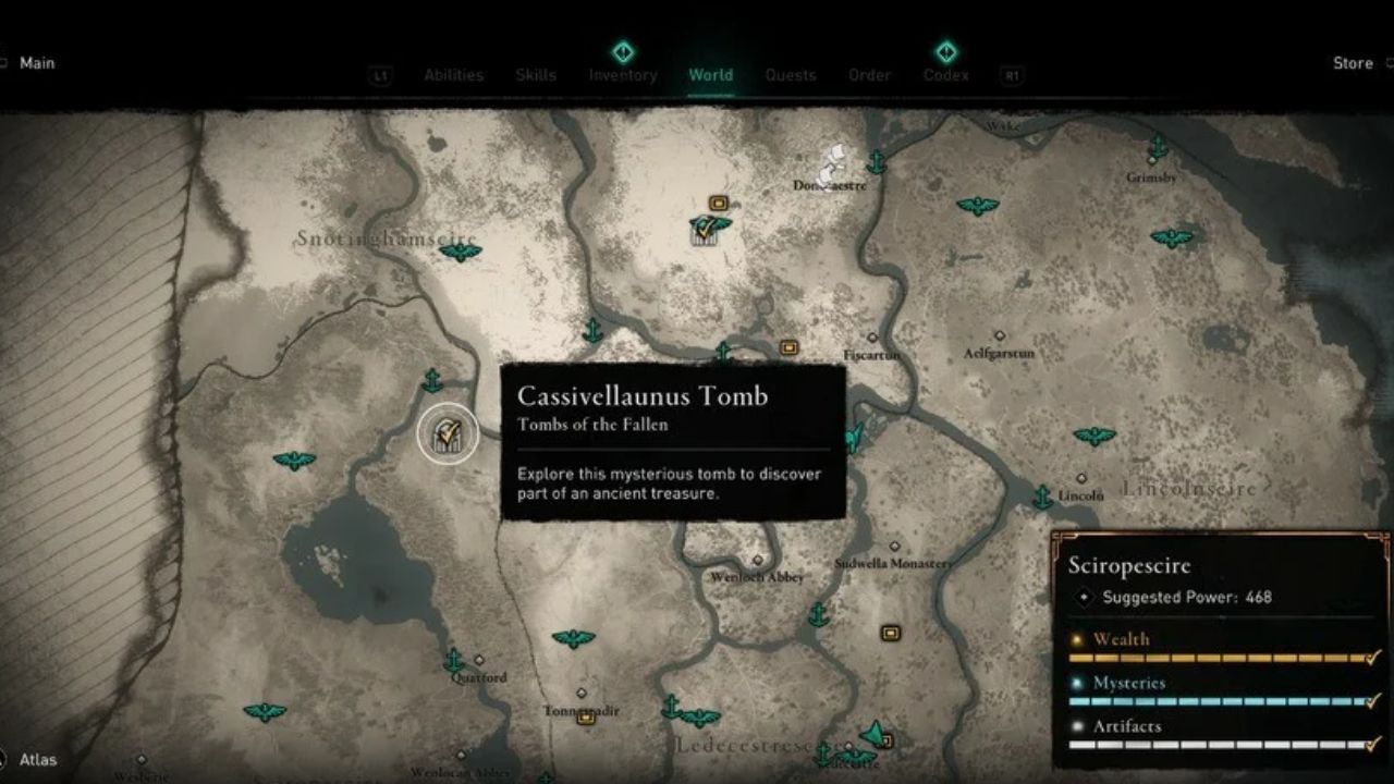 Where to find all the Tomb Artifacts in AC Valhalla?