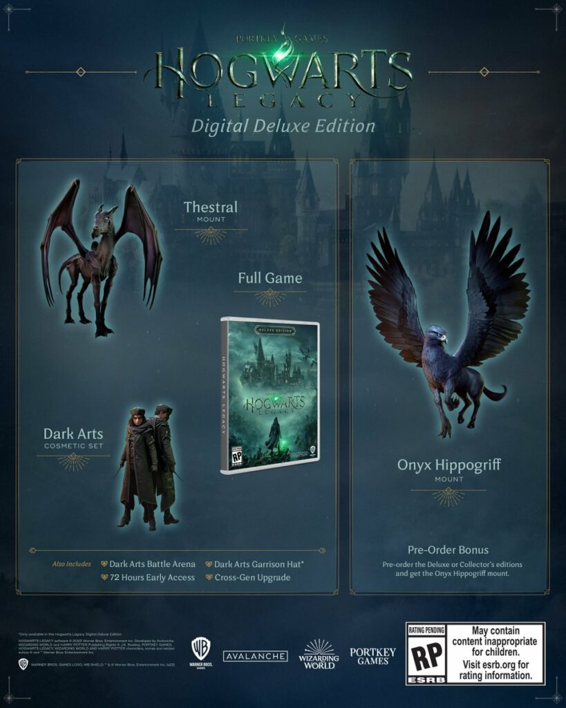 What’s different in the various Hogwarts Legacy editions?