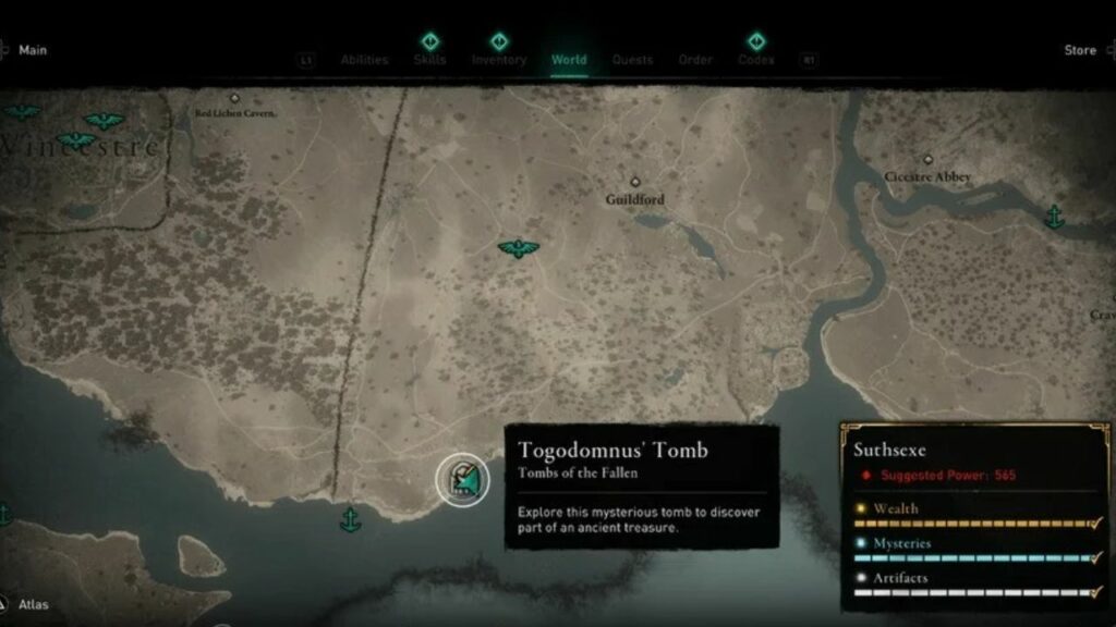 Where to find all the Tomb Artifacts in AC Valhalla?