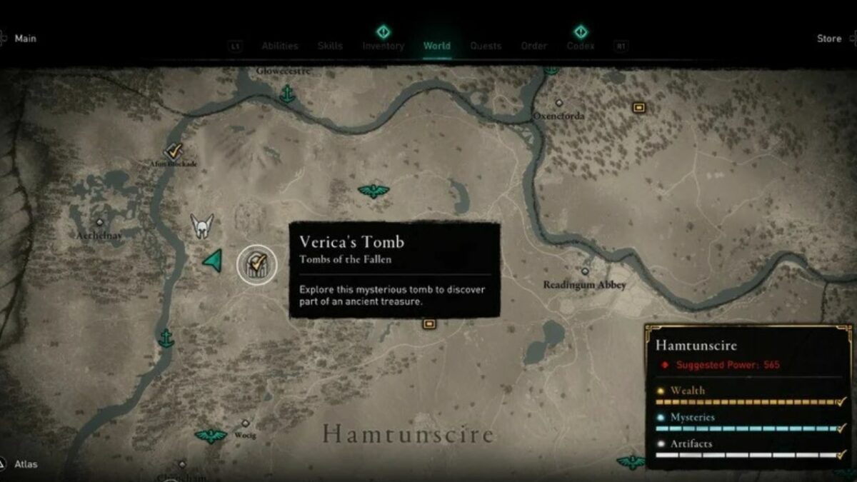 Where to find all the Tomb Artifacts in AC Valhalla?