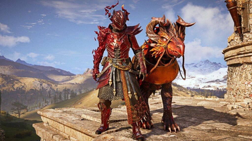 How to get the Dragon Knight armor pack in AC Valhalla?