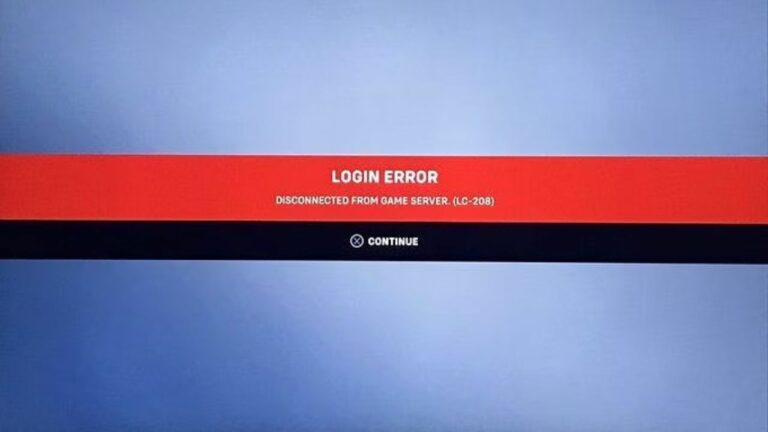 What is login error LC-208 in Overwatch 2? How to fix it?