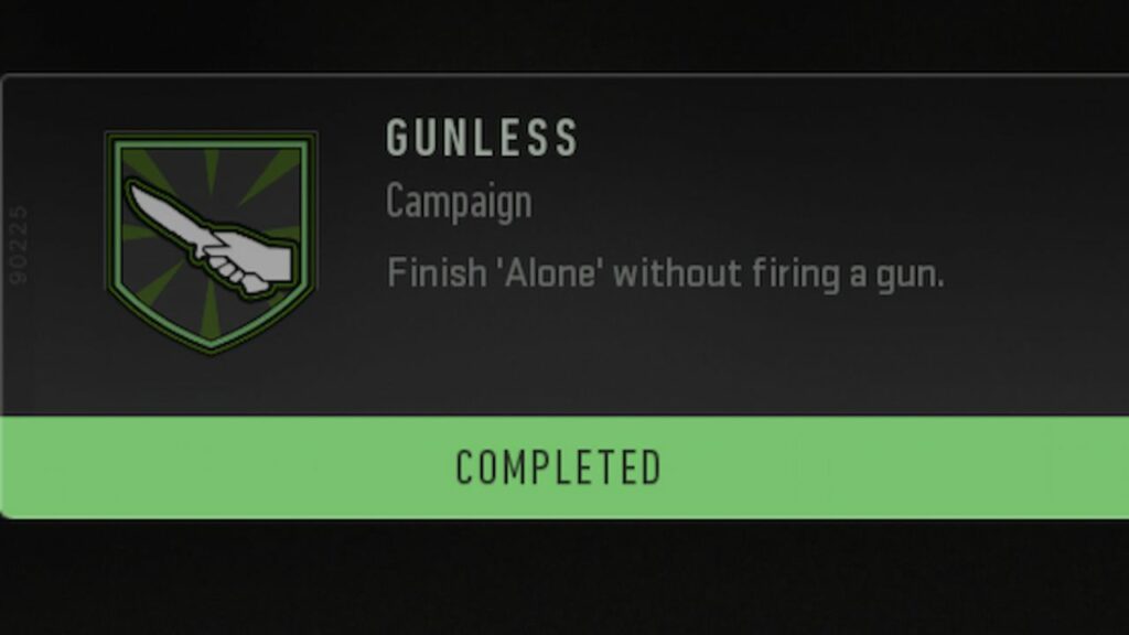 How to find a sharp weapon in the Alone mission in CoD MWII?