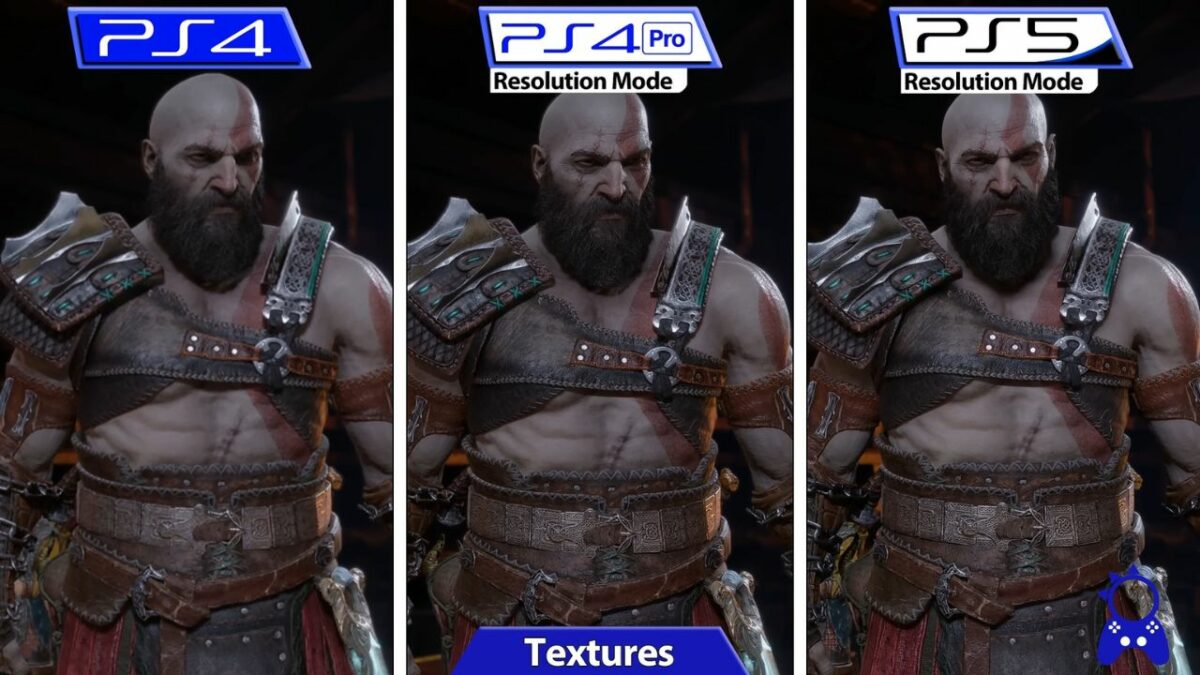 God of War Ragnarok PS4 vs PS4 Pro vs PS5 Comparisons