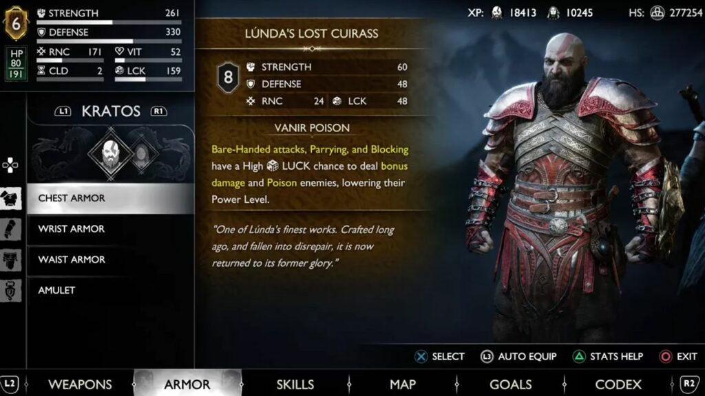 What is the best armor set in God of War Ragnarok?