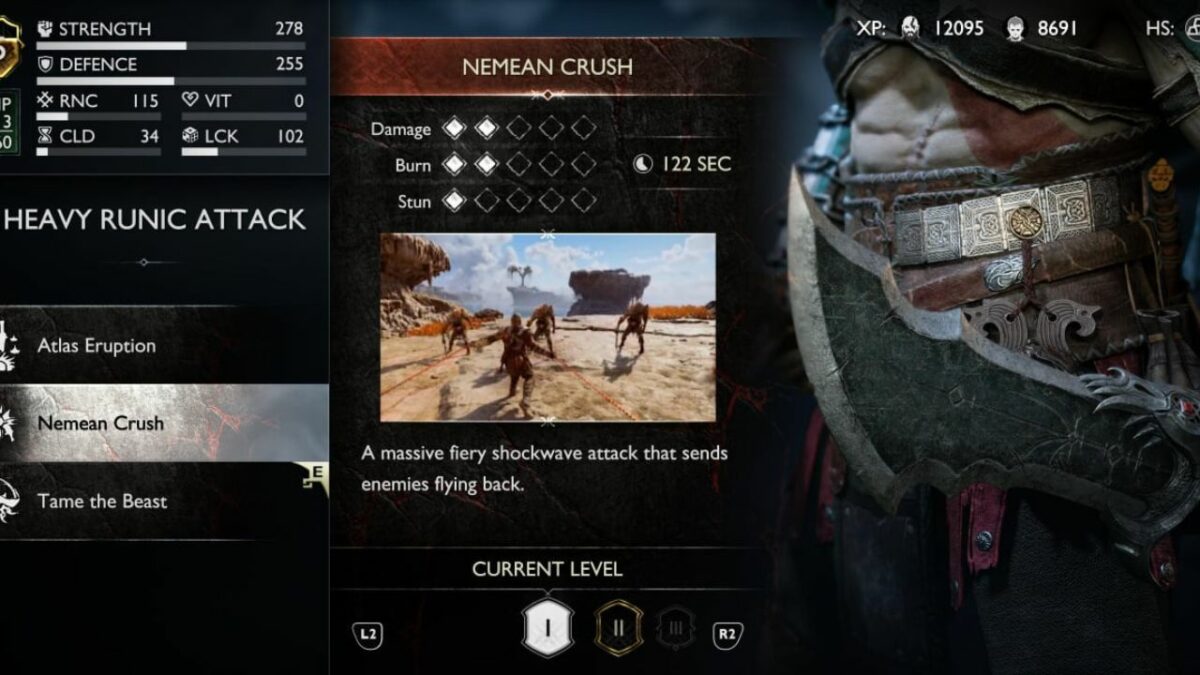 Where to find all Heavy Runic Attacks in God of War Ragnarok?