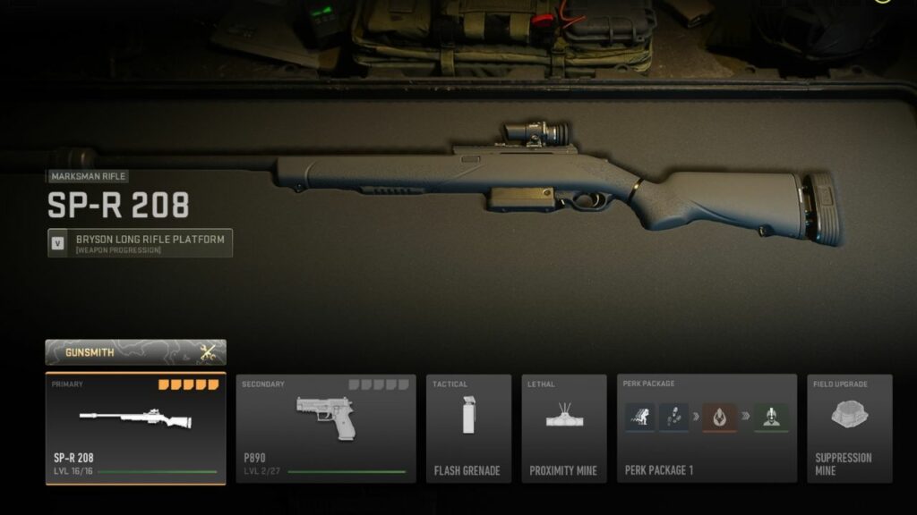 What is the best SP-R 208 loadout in Call of Duty: Warzone 2.0?