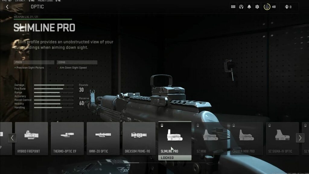 How to get slimline pro optic in Call of Duty: MW2? Easy Guide