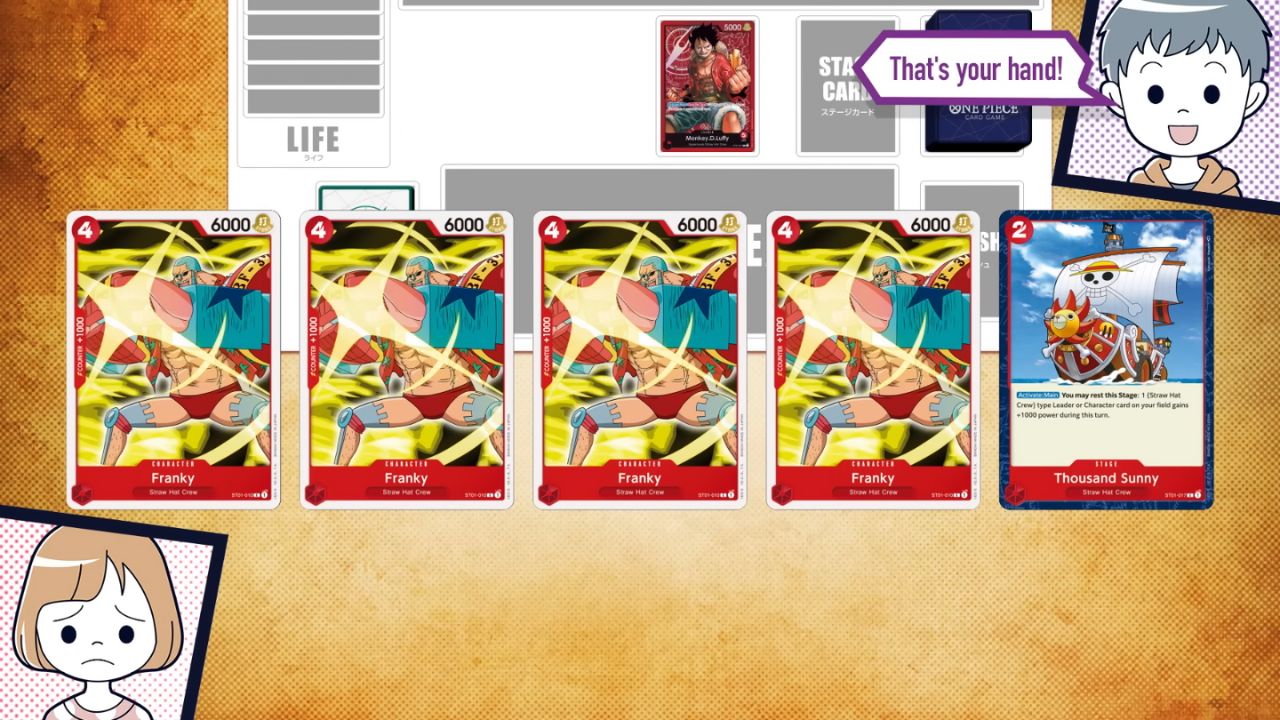 How do you play the One Piece trading card game?