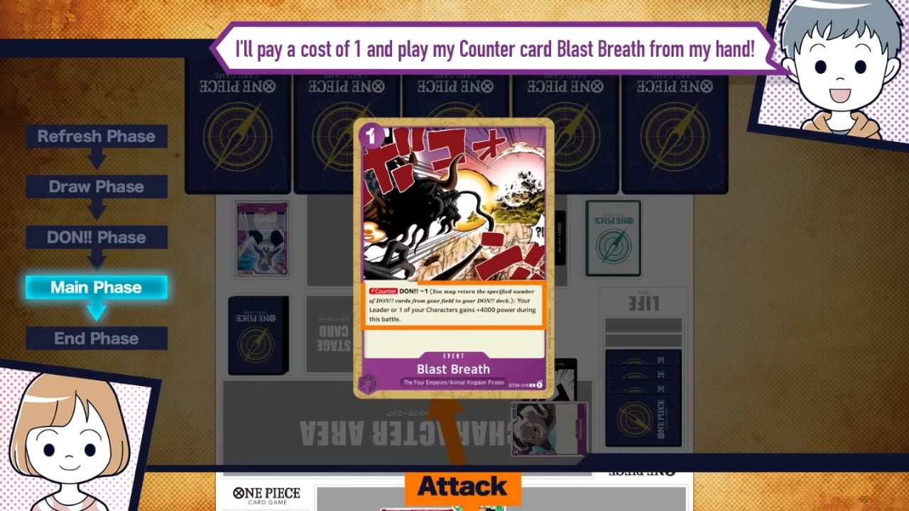 How do you play the One Piece trading card game?