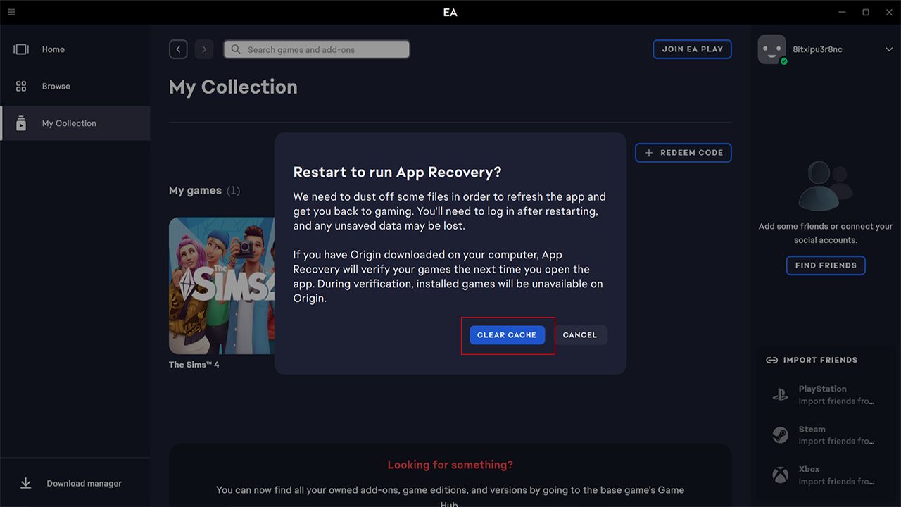 Sims 4 how get pass the stuck loading screen?
