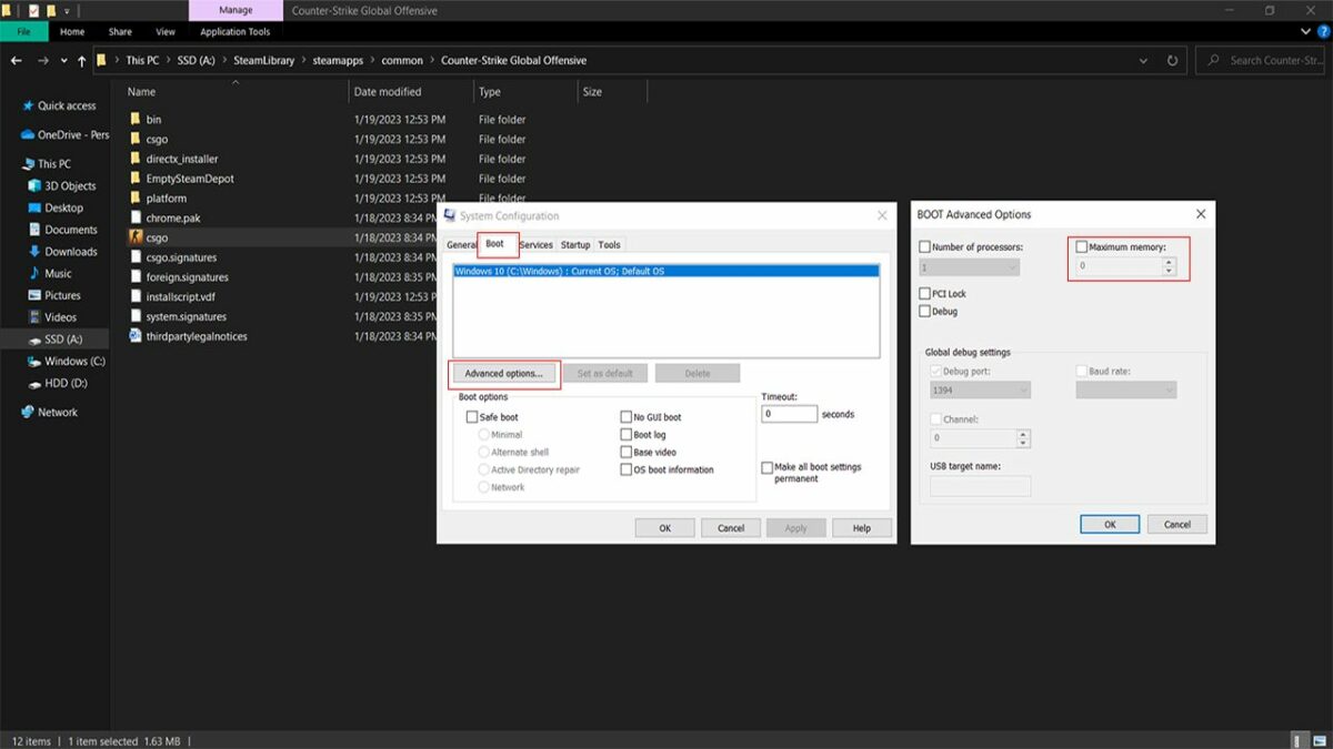 How to fix CSGO stuck at initialising world?