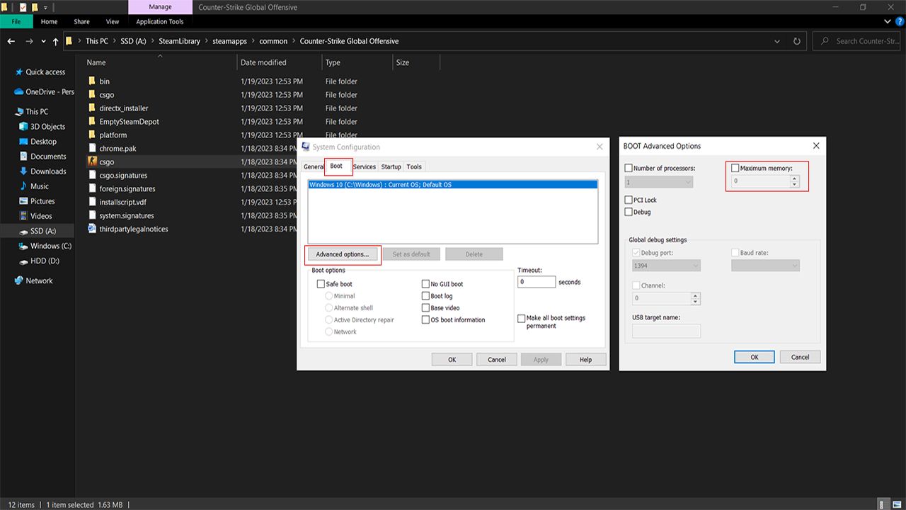 How to fix CSGO stuck at initialising world?