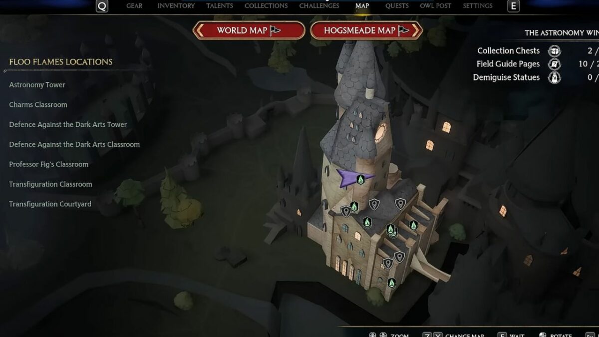 Where to find all 16 Daedalian Keys in Hogwarts Legacy?