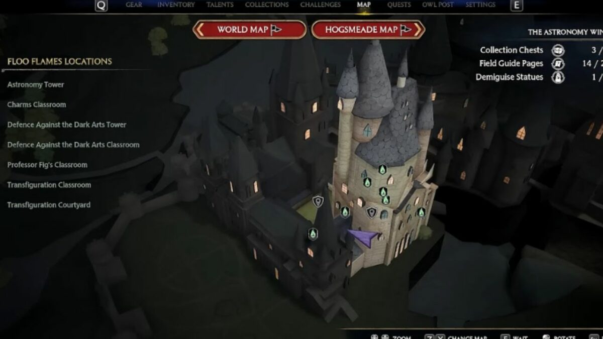 Where to find all 16 Daedalian Keys in Hogwarts Legacy?