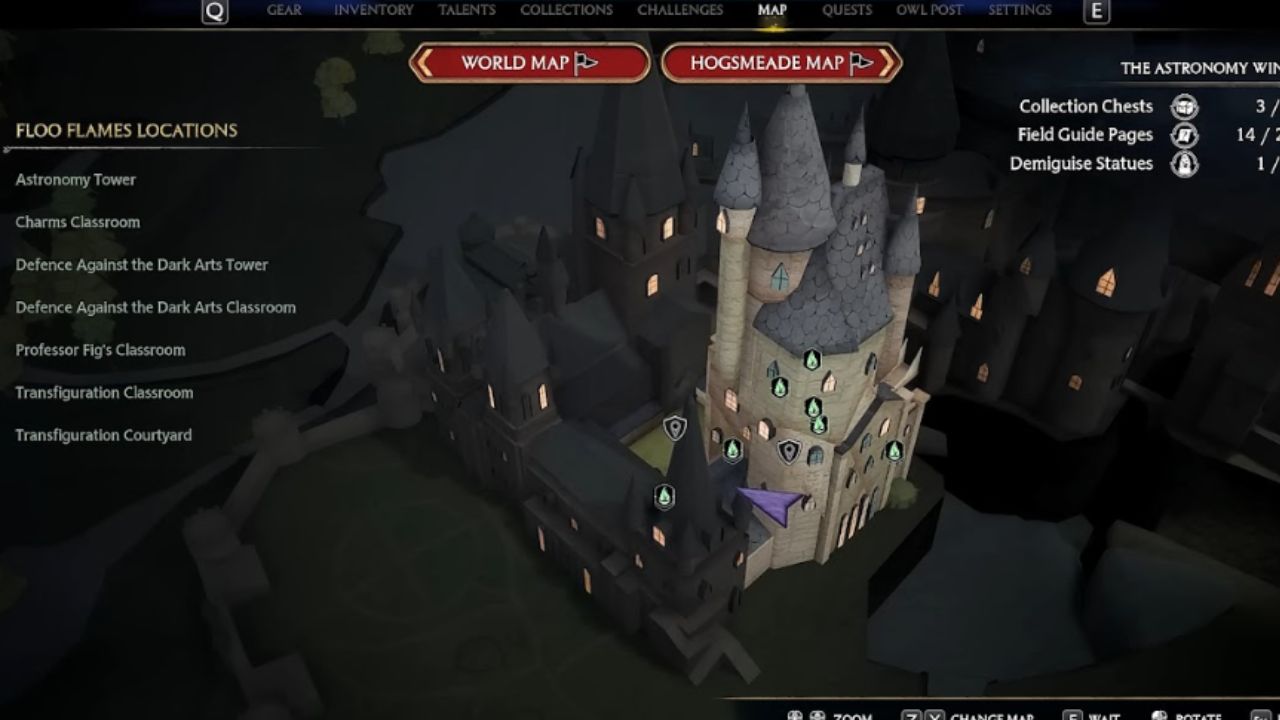 Where to find all 16 Daedalian Keys in Hogwarts Legacy?