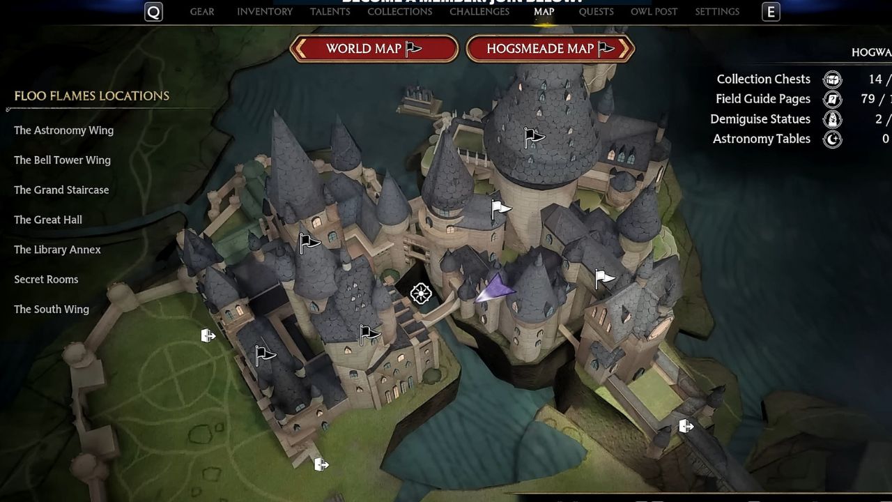 Where to find all 16 Daedalian Keys in Hogwarts Legacy?