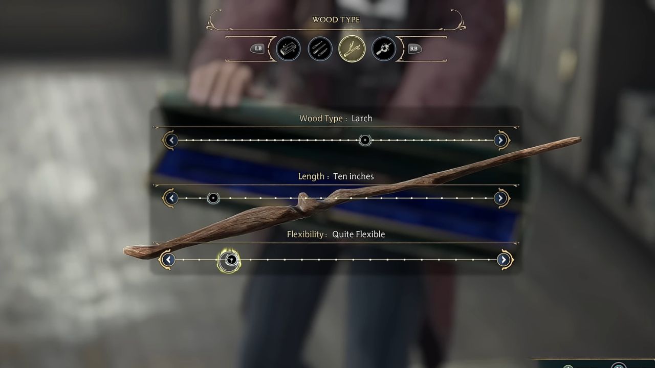 What does wand flexibility do in Hogwarts Legacy?