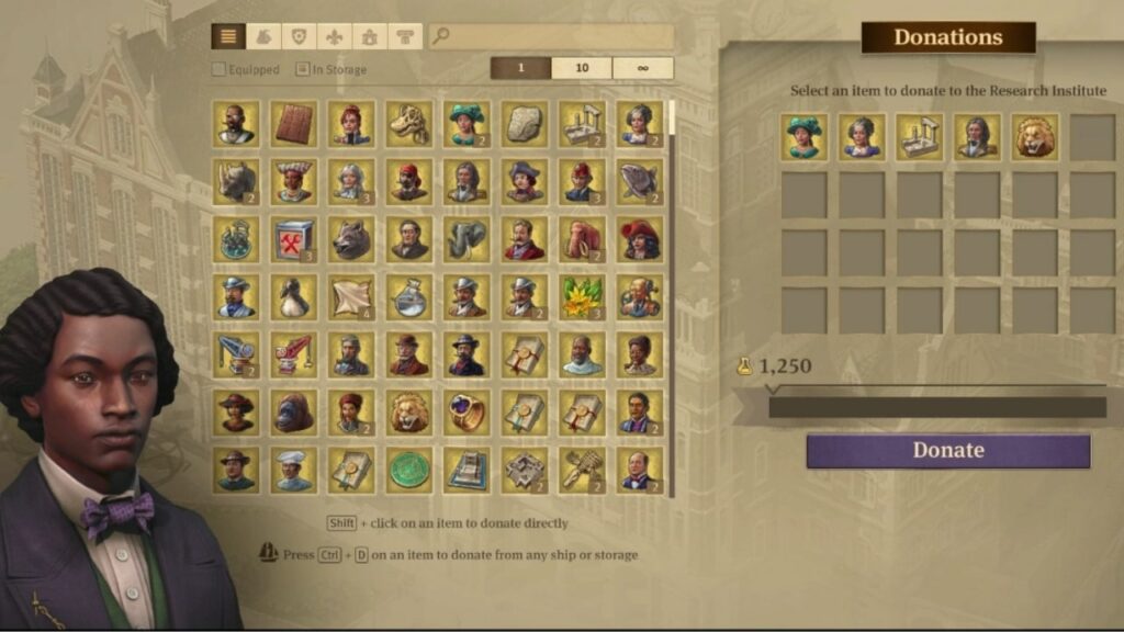 What are Character Items in Anno 1800? How to use them?