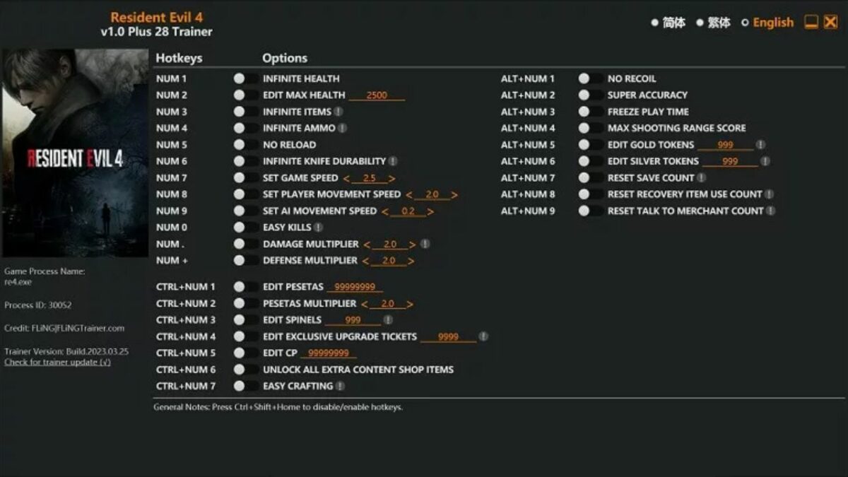 Best Trainers for Resident Evil 4 Remake | How to install?