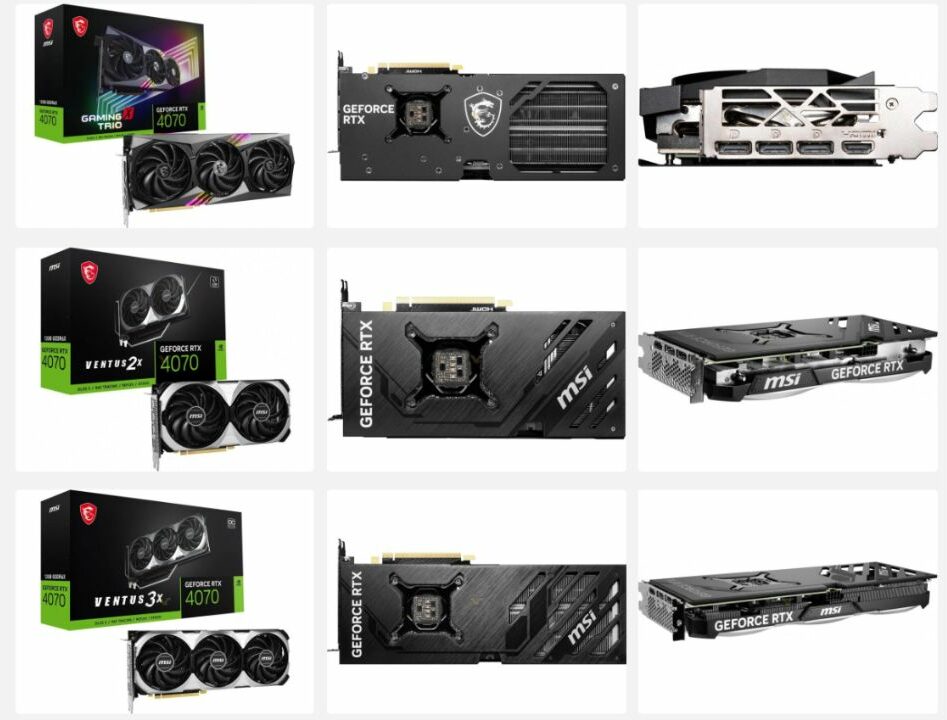 Card details for RTX 4070 leaked ahead of the official launch