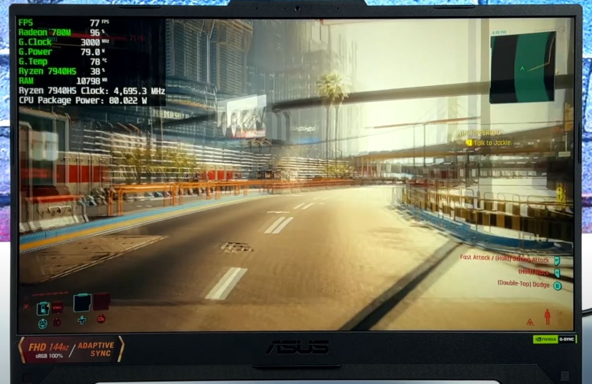 Radeon 780M iGPU with Ryzen 9 7940HS gaming benchmarks out