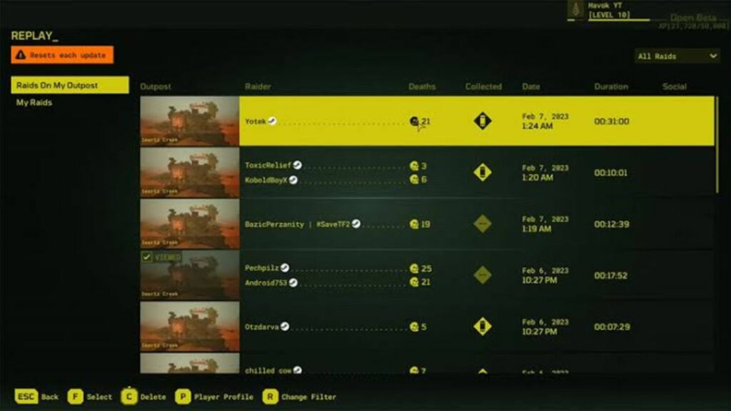 How to Watch & Control Raid Replays - Meet Your Maker