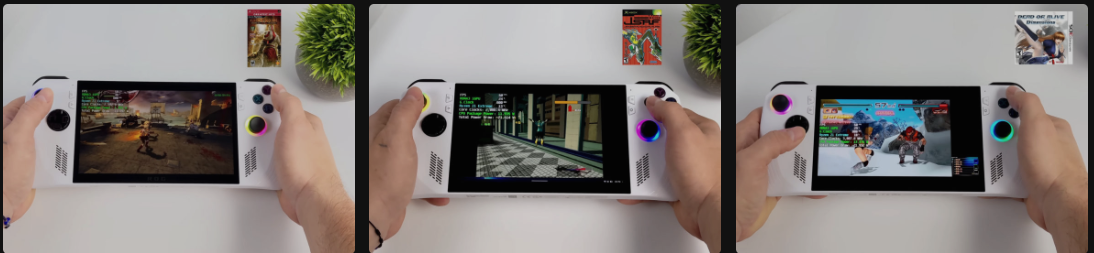 ASUS ROG ally can emulate other consoles with ease