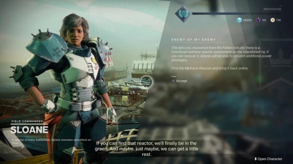 Destiny 2’s Season of the Deep Poster Features Sloane