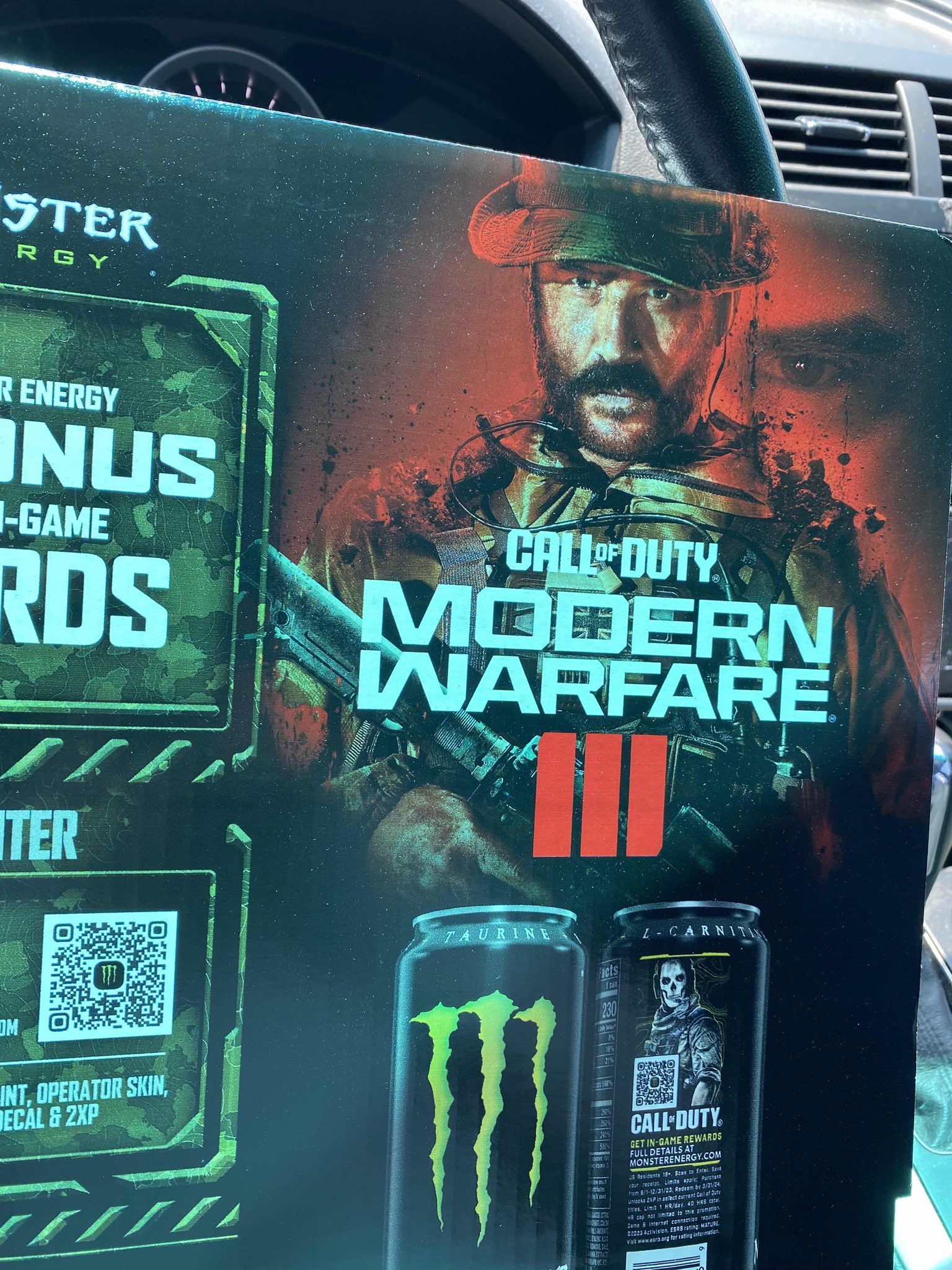 Monster Packaging leaks artwork for CoD: Modern Warfare III