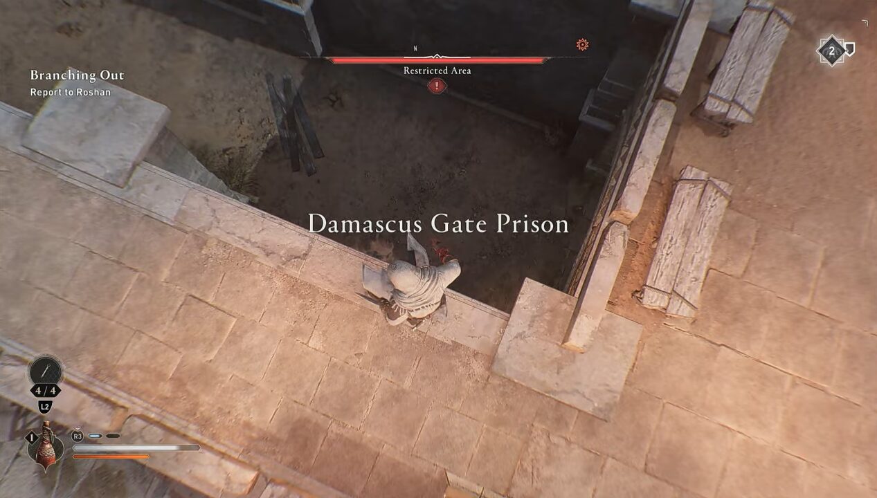 How to find the Damascus Gate Prison Gear Chest? - AC Mirage
