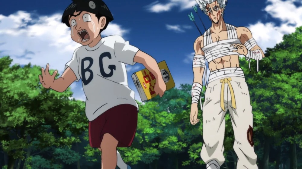 How did Garou become a monster? Does he become human again?