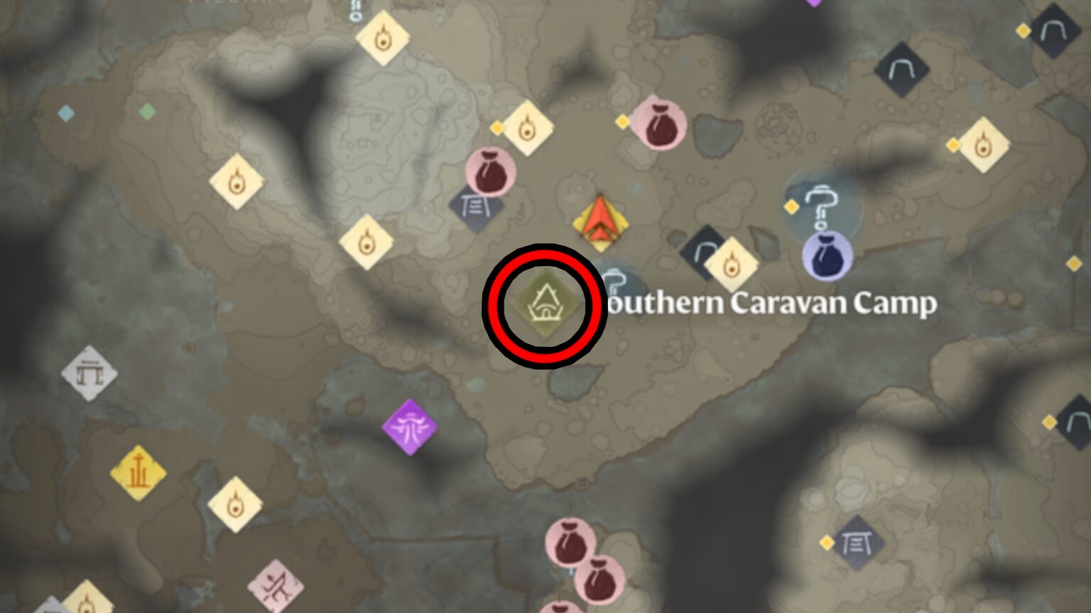 Where to find Southern Caravan in Enshrouded? Walkthrough