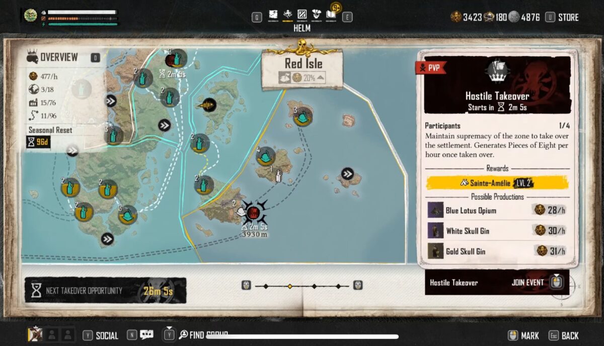 How do Hostile Takeovers work in Skull & Bones? - PvP Mode