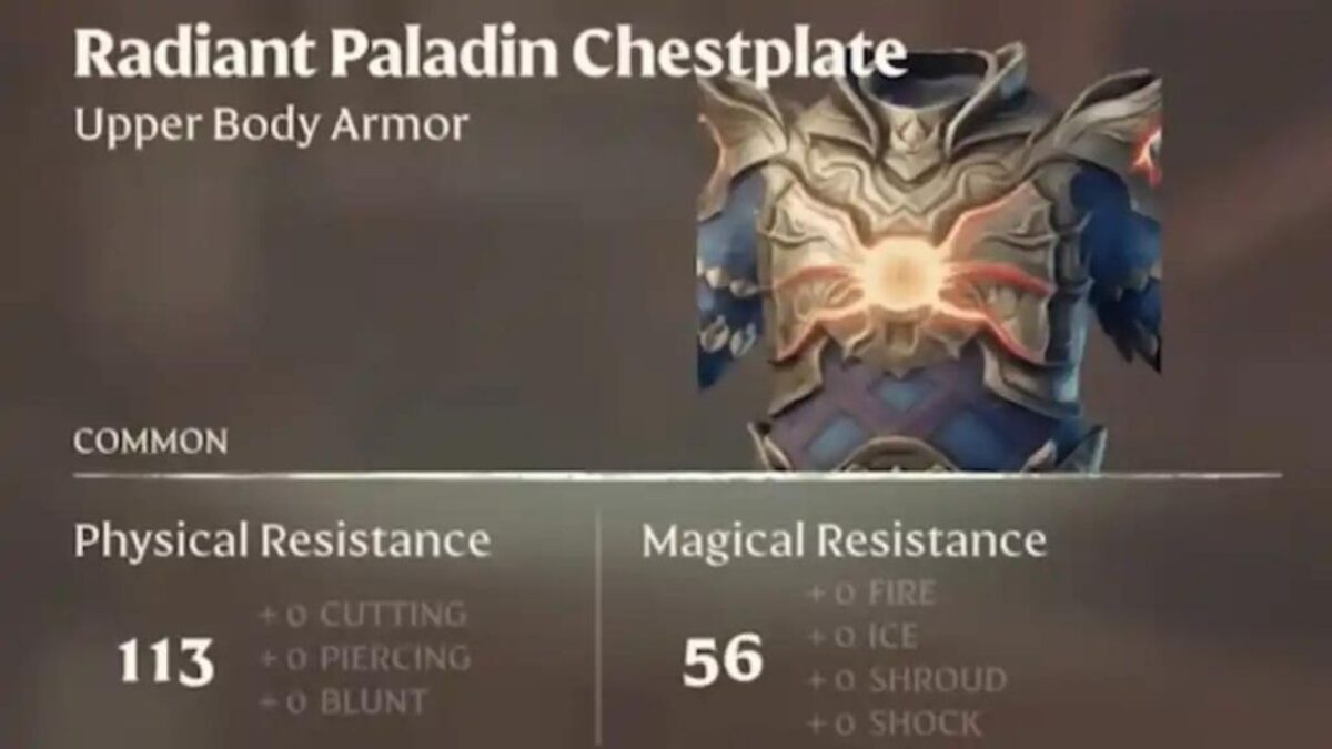 How to get the Radiant Paladin Armor Set? - Enshrouded?