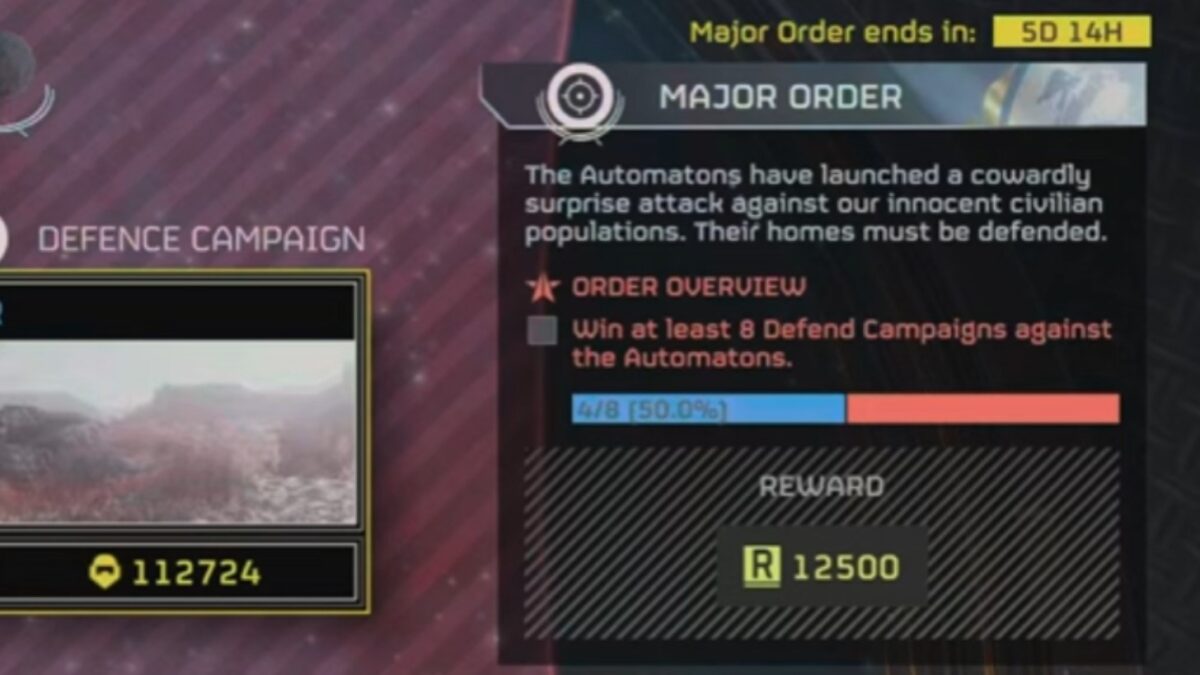 How to advance the Major Order in Helldivers 2?