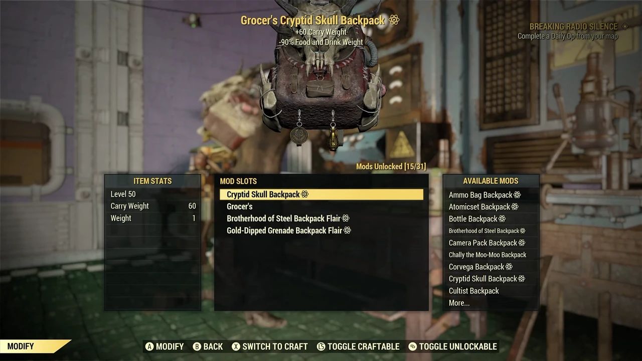 How to get Lucy’s Backpack from Vault 33 in Fallout 76?