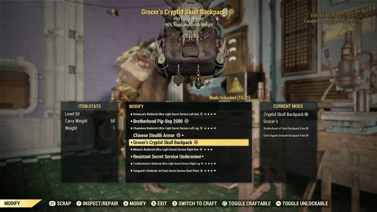 How to get Lucy’s Backpack from Vault 33 in Fallout 76?