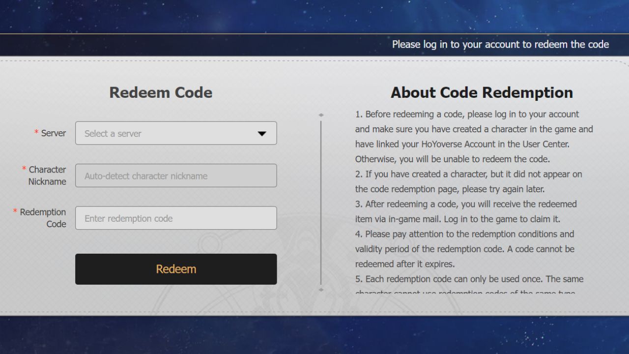 Honkai Star Rail Codes And How to Redeem Them