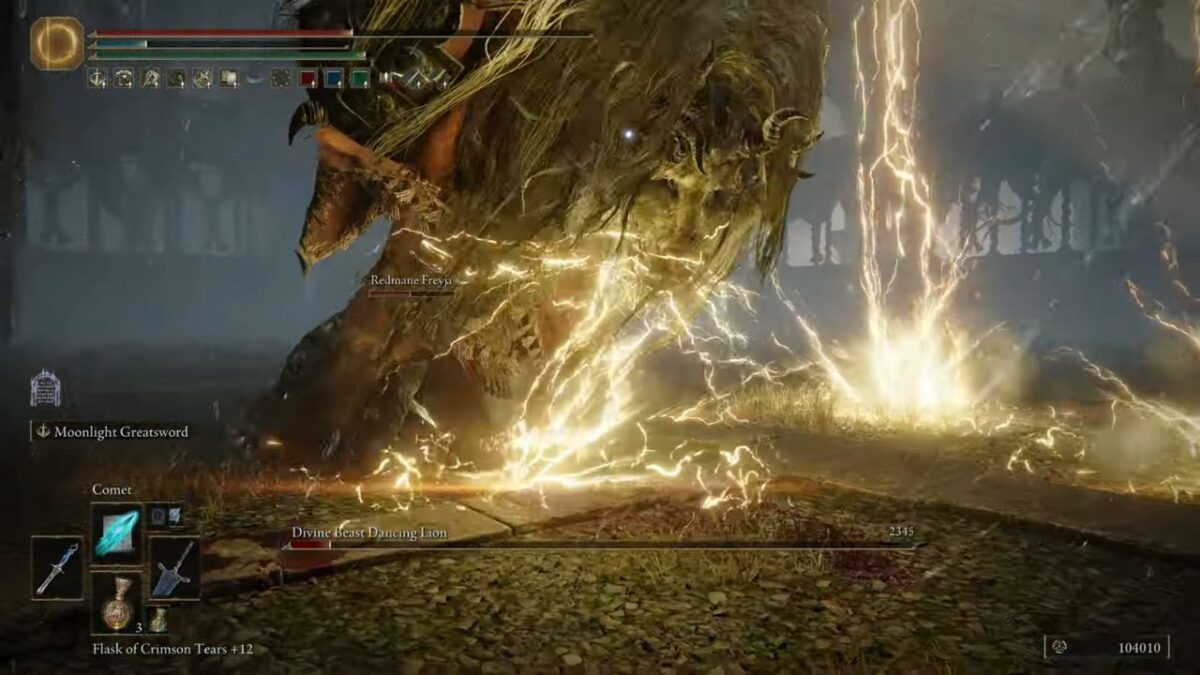 How to defeat the Divine Beast Dancing Lion in Elden Ring?
