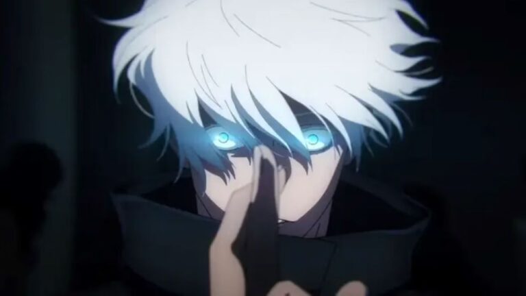 Barcelona’s Guiu Celebrates with a Gojo Domain Sign