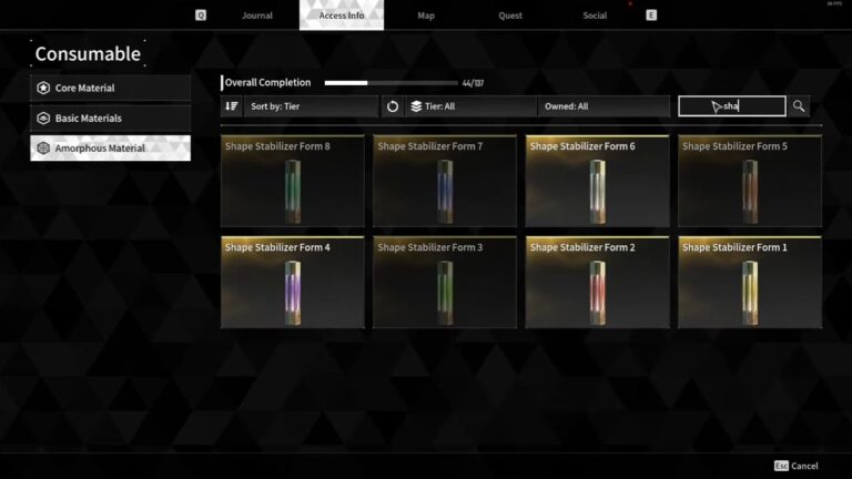 Farming Shape Stabilizers in The First Descendant | Guide