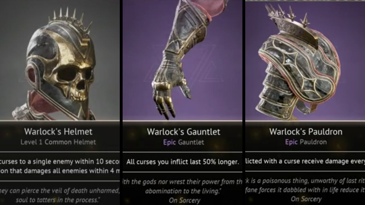 Warlock’s Armor Set Guide For Flintlock The Siege of Dawn