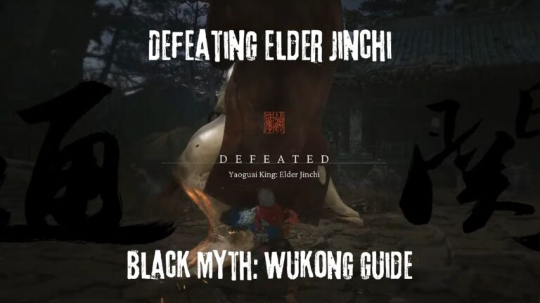 How to Defeat Elder Jinchi in black Myth: Wukong?
