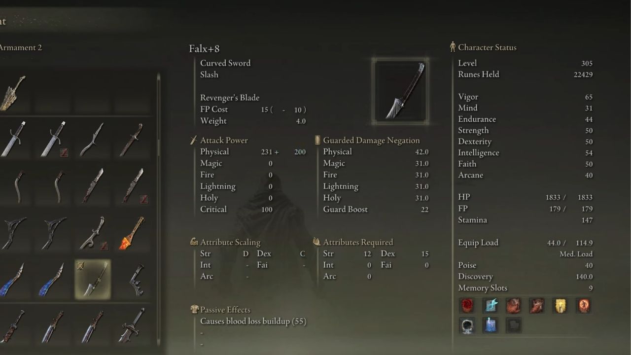 How to get Falx curved sword in Elden Ring DLC? Easy Guide