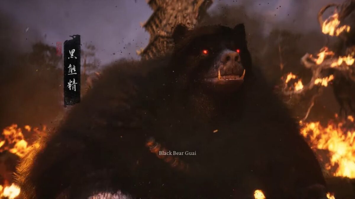 How to Defeat Black Bear Guai in Black Myth: Wukong