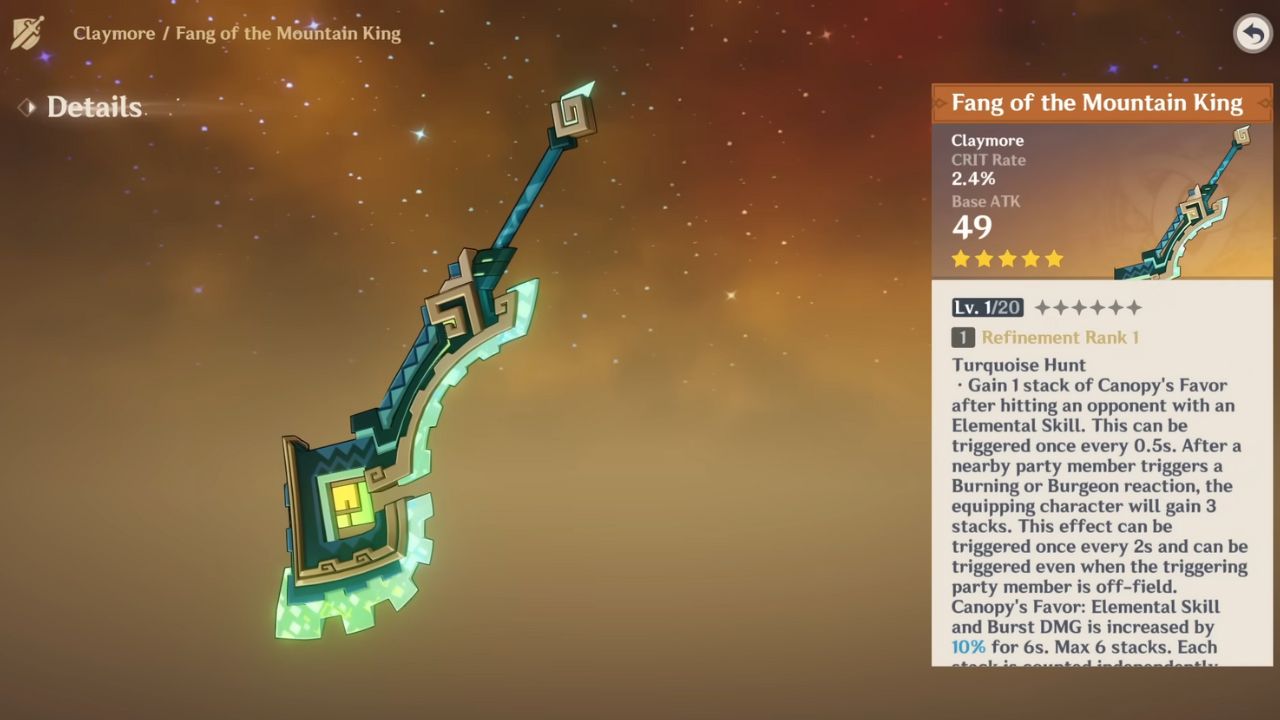 What is the best build for Kinich in Genshin Impact?