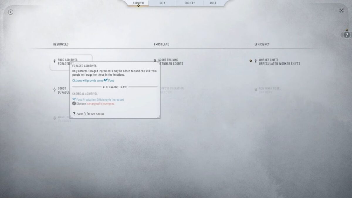 How to avoid starvation in Frostpunk 2?