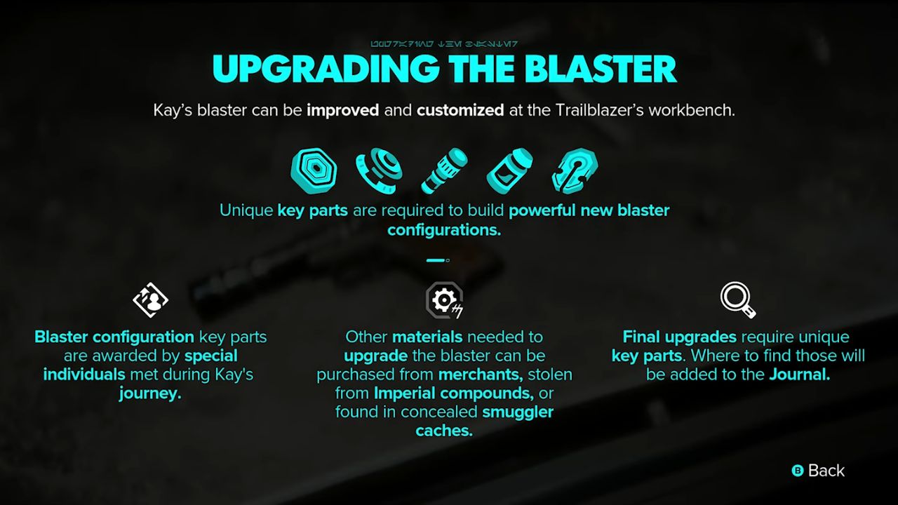 Guide to Upgrading your Blaster in Star Wars Outlaws
